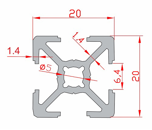 Προφίλ Αλουμινίου CNC CAT