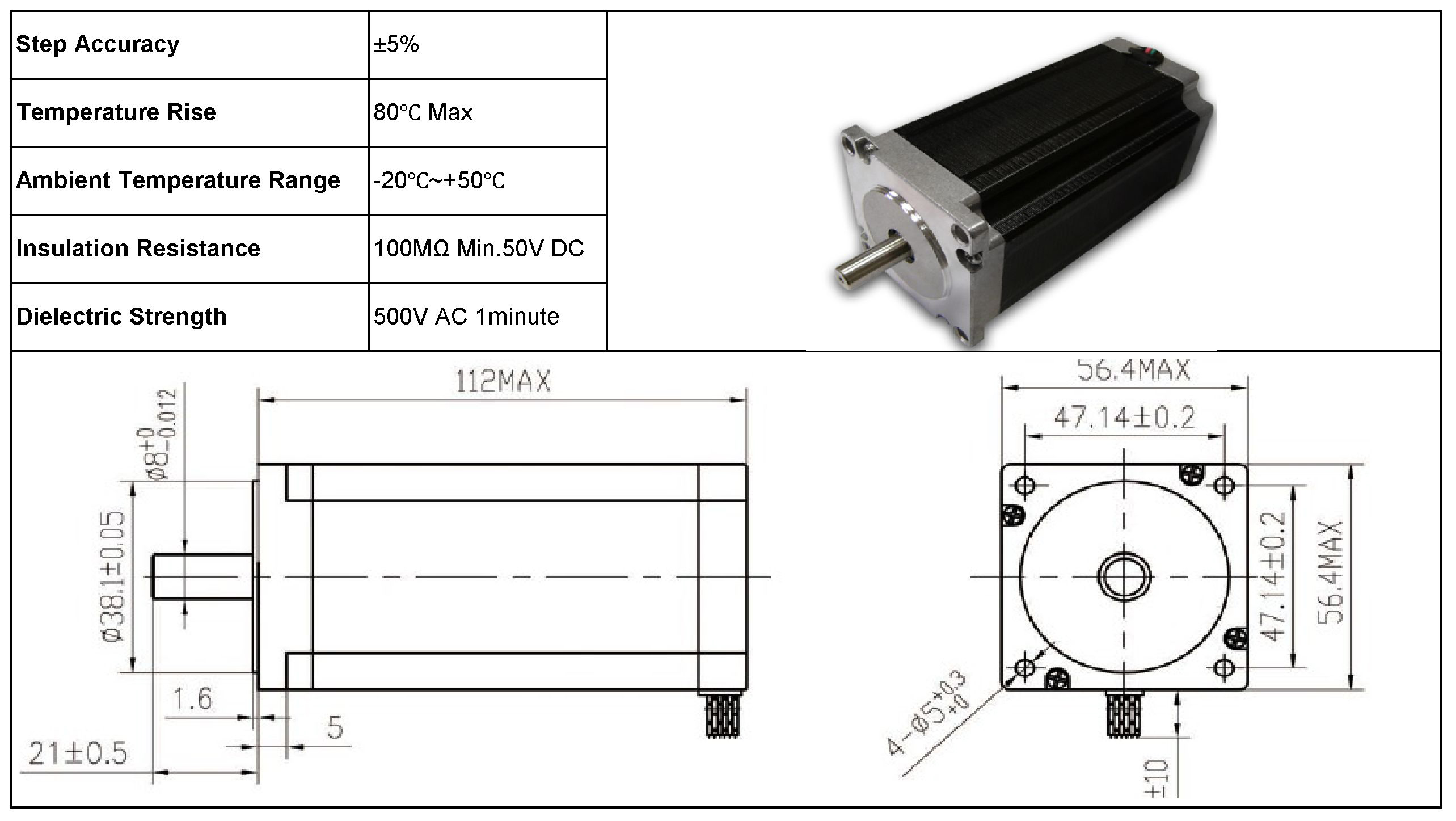 Step Motors CNC CAT